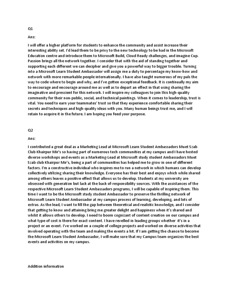 Mlsa Questions | PDF | Microsoft