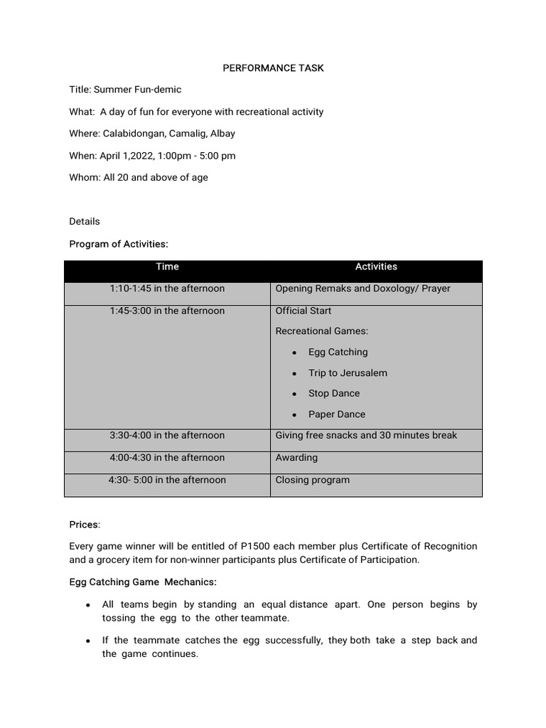 Cha - Pe4 - Performance Task | PDF