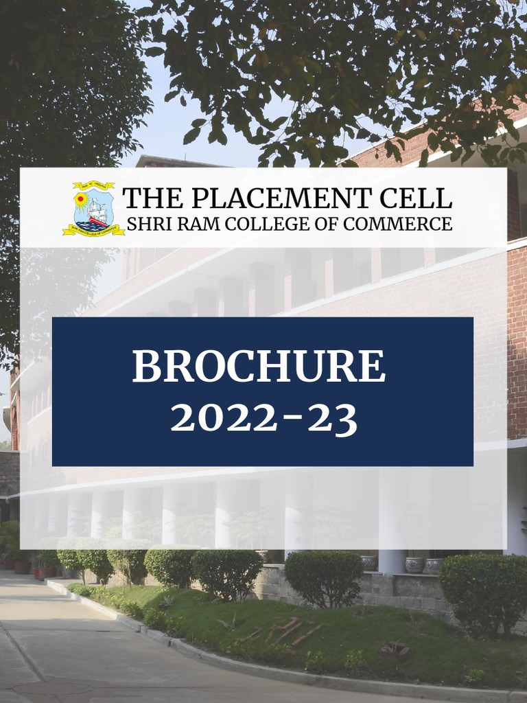 SRCC Placement Cell Overview 2022-23 | PDF | Economics | Accounting