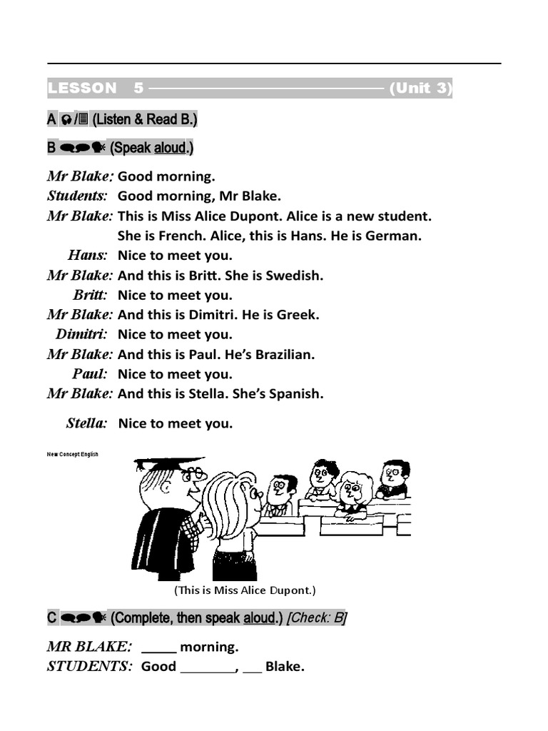 Lesson 5 | PDF | Language Arts & Discipline