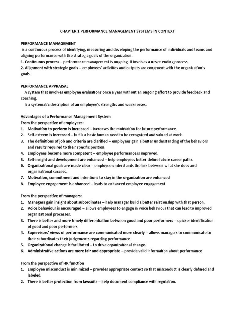 Chapter 1 Performance Management and Reward System | PDF | Cost Of Living | Performance Management