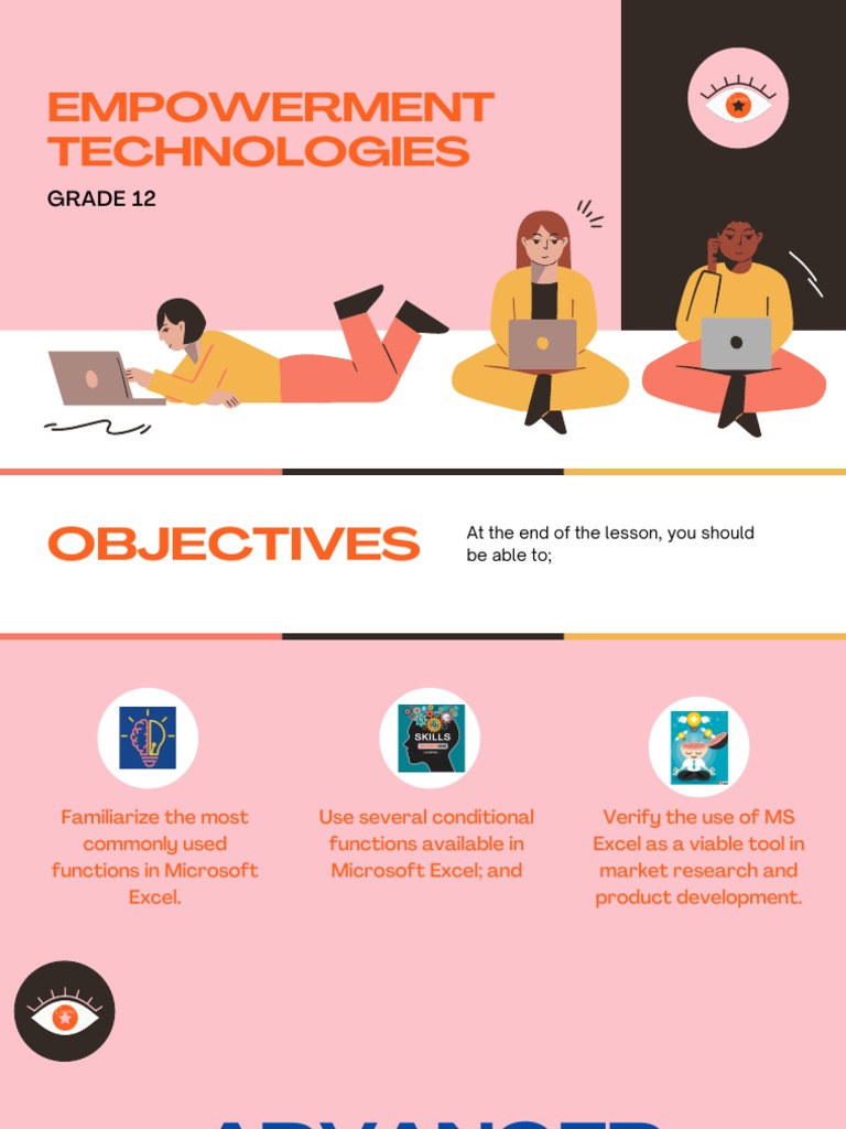 Empowerment Technologies Grade 12 PDF Spreadsheet Microsoft Excel