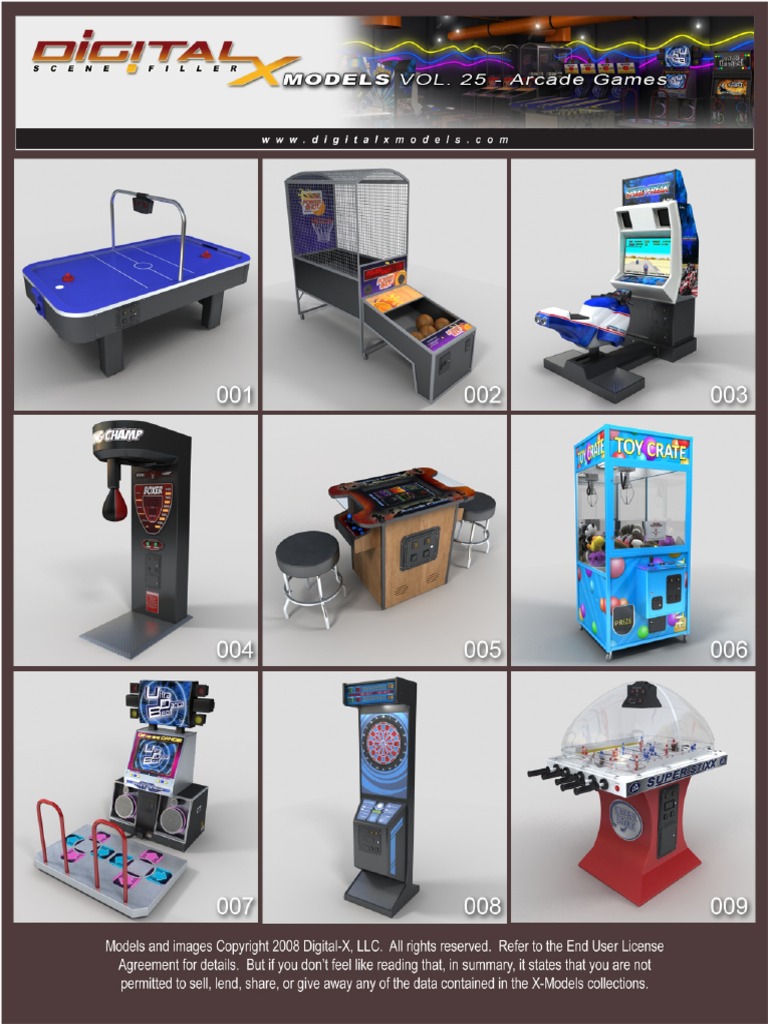 XModels Vol 025 Arcade Games | PDF