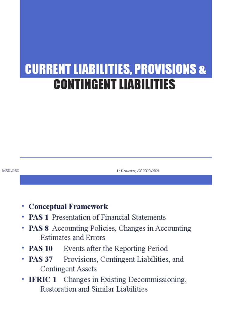 Liability and Provision | PDF | Refinancing | Balance Sheet