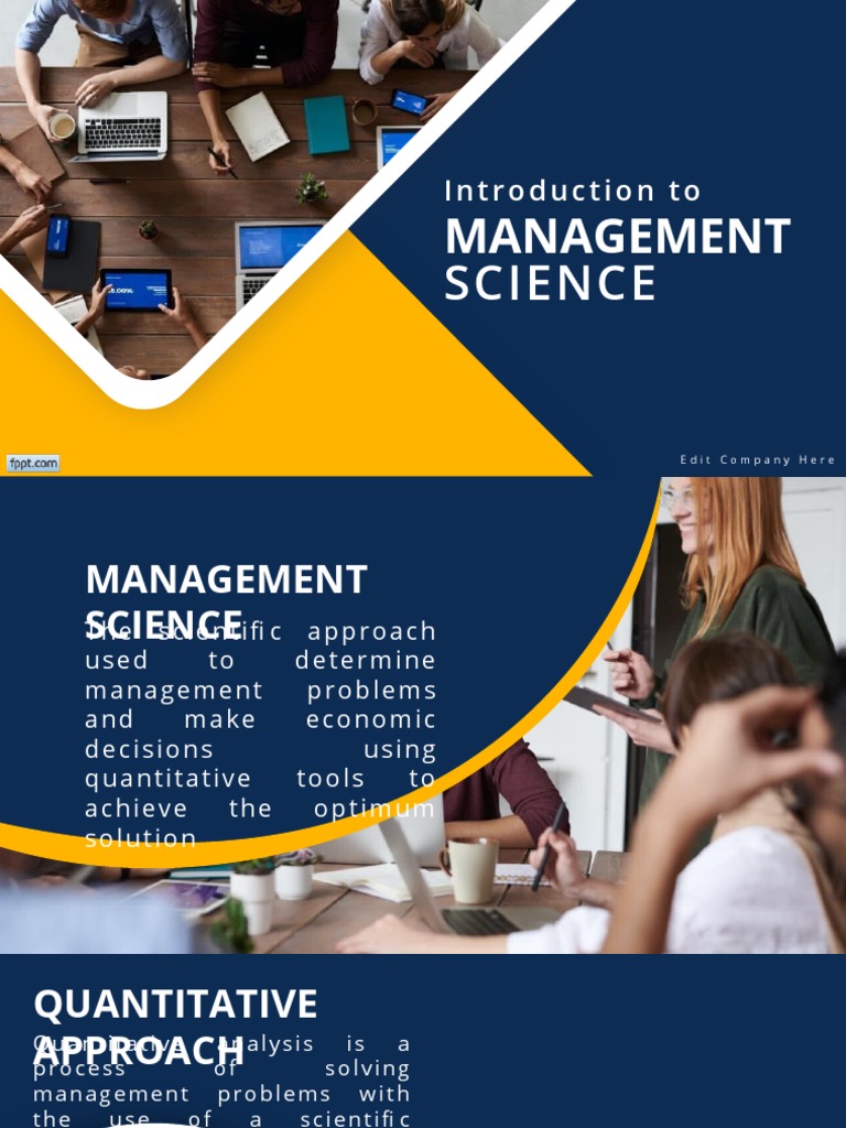 Intro To Management Science | PDF | Quantitative Research | Mathematical Optimization
