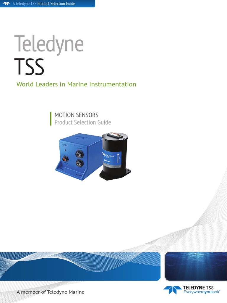 Teledyne Tss Motion Sensors PSG v2 1 PDF | PDF | Ethernet | Computing