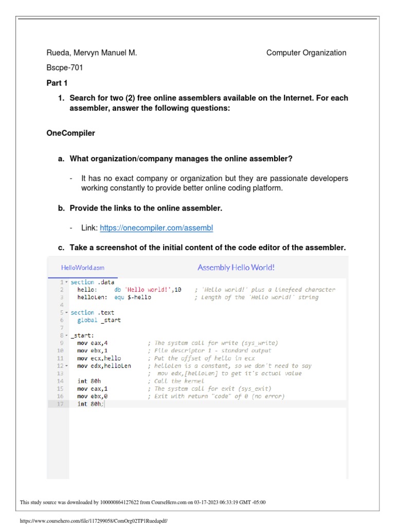 Eda PDF | PDF | Assembly Language | Information Technology Management