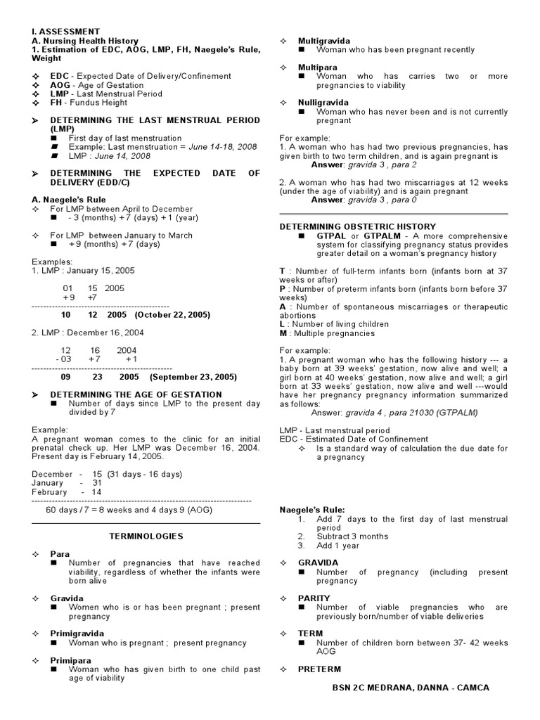 Camca Prelim Reviewer 2 | PDF | Menstrual Cycle | Pregnancy
