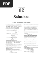 Class 12 Chemistry Solutions Formula Sheet | PDF