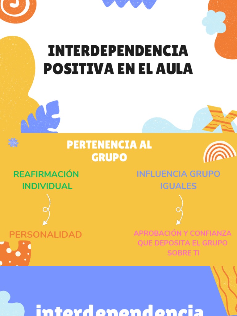 2.INTERDEPENDENCIA POSITIVA EN EL AULA 3-4 | PDF