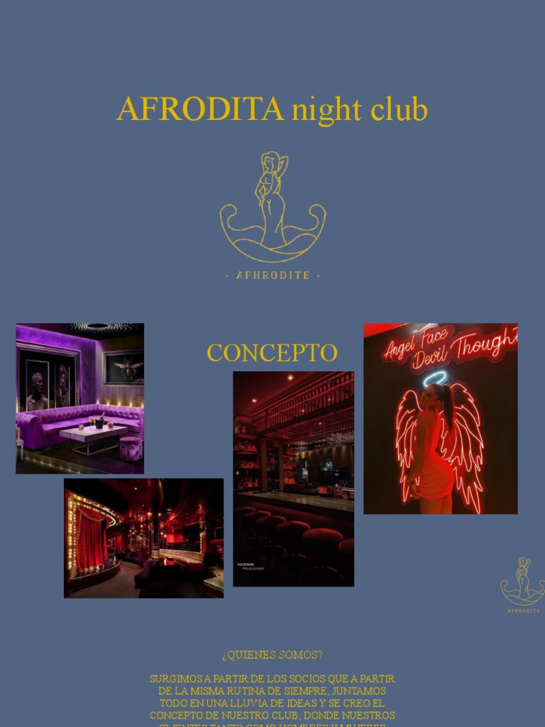 AFRODITA Night Club PRESENTACION | PDF