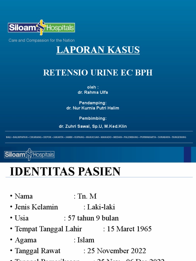 Lapsus Retensio Urine Ec BPH Fix | PDF