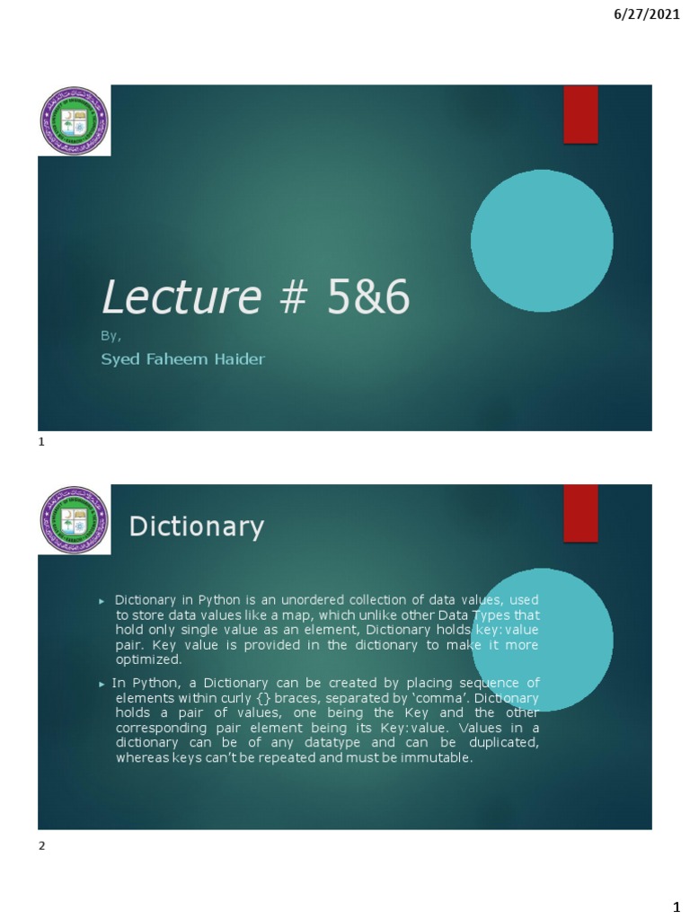 Game Development Using Python Lecture56 Pdf Algorithms And Data Structures Software