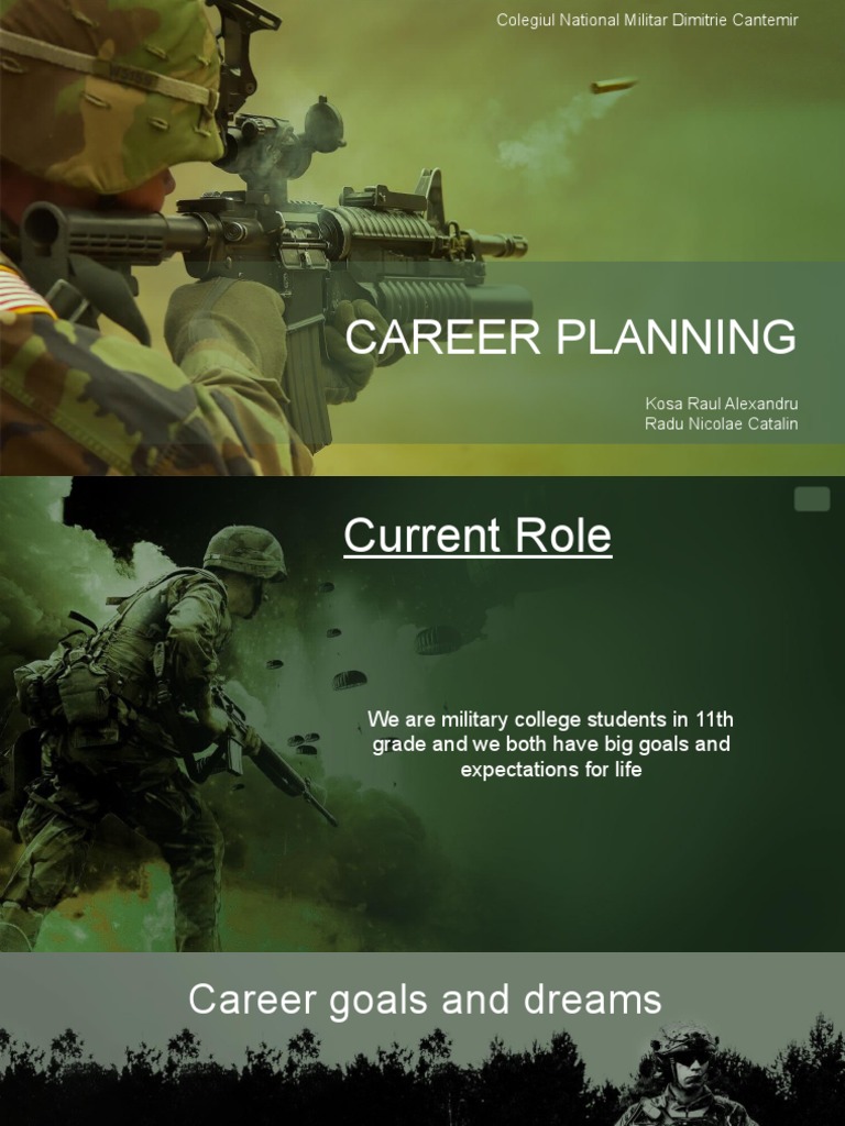 Military Career Goals and Planning | PDF
