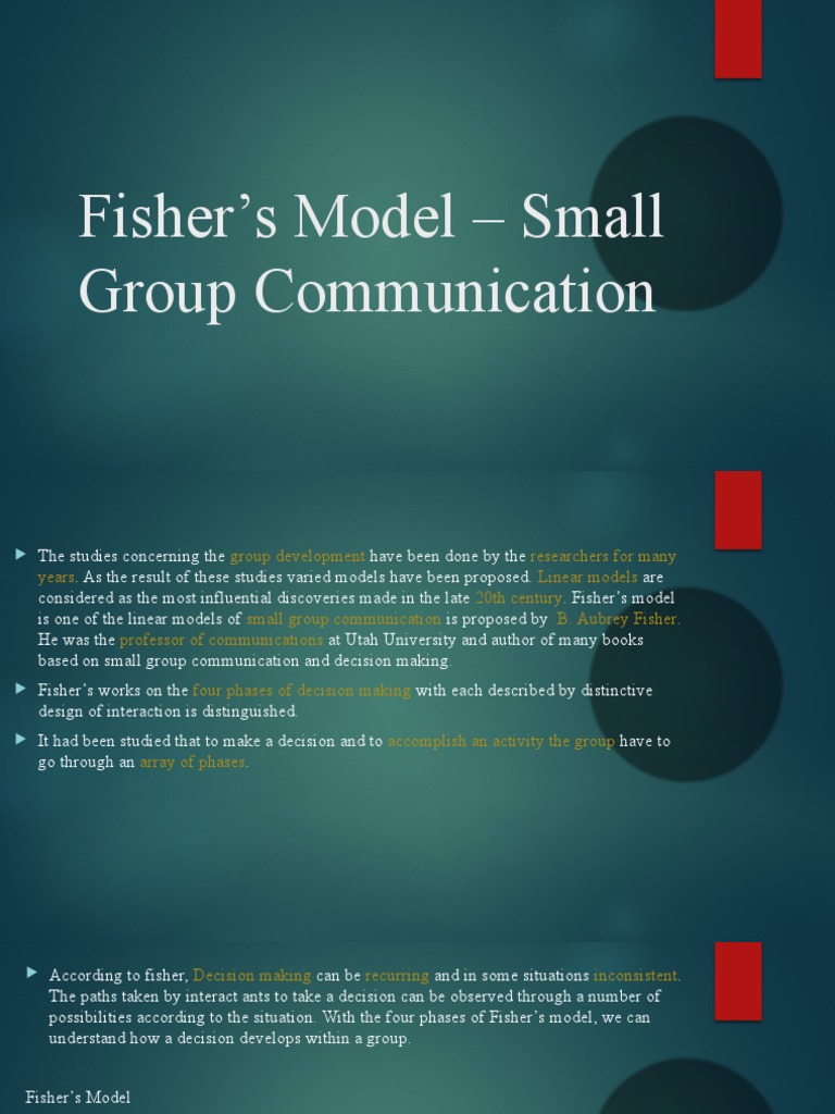 Fishers Model of Communication | PDF | Communication | Cognition