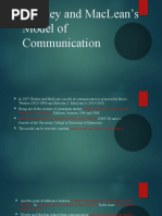 Westley and Maclean Communication Model | PDF | Communication ...