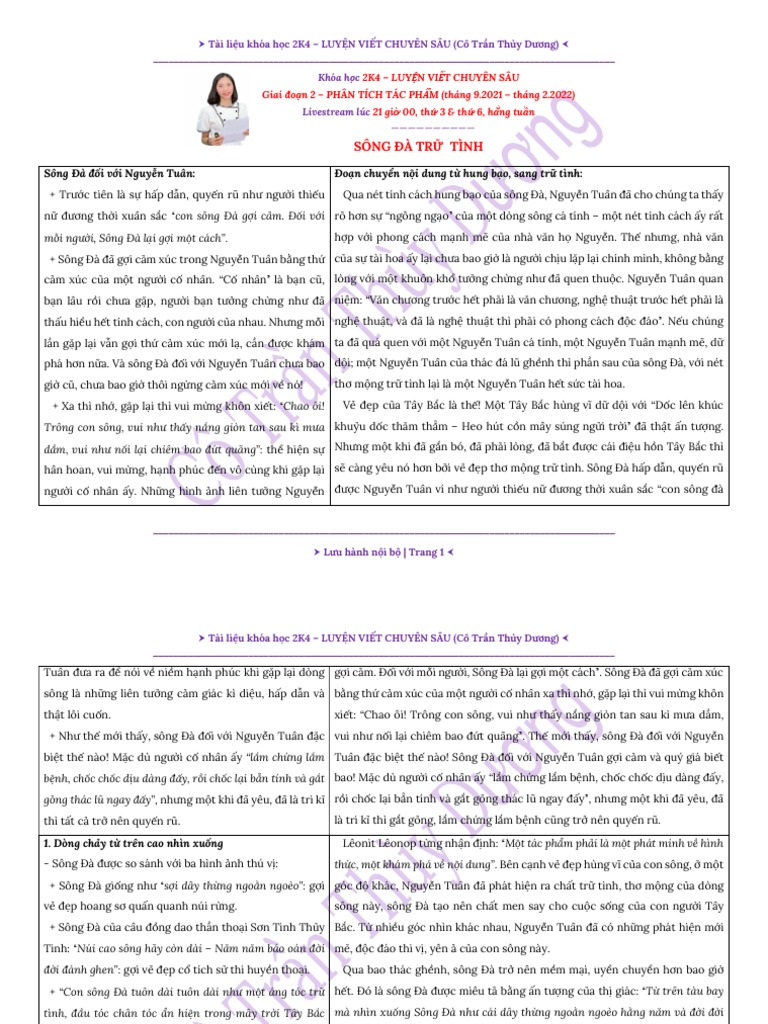 Sông Đà TR Tình | PDF