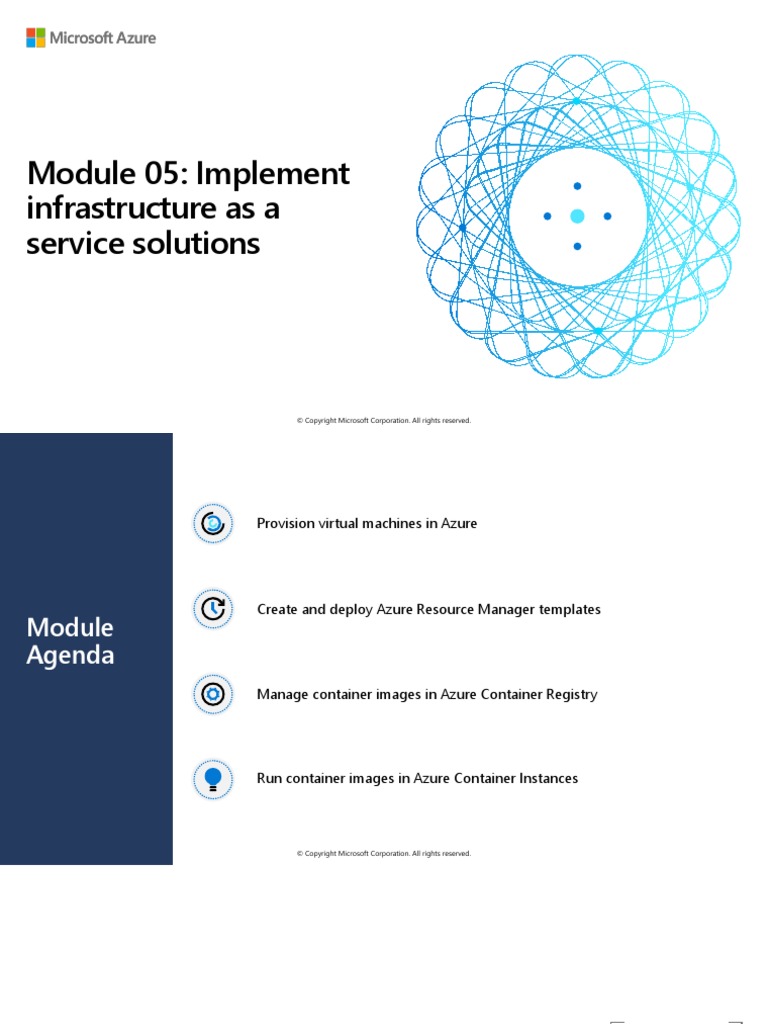Module 05 Implement Infrastructure As A Service Solutions | PDF ...