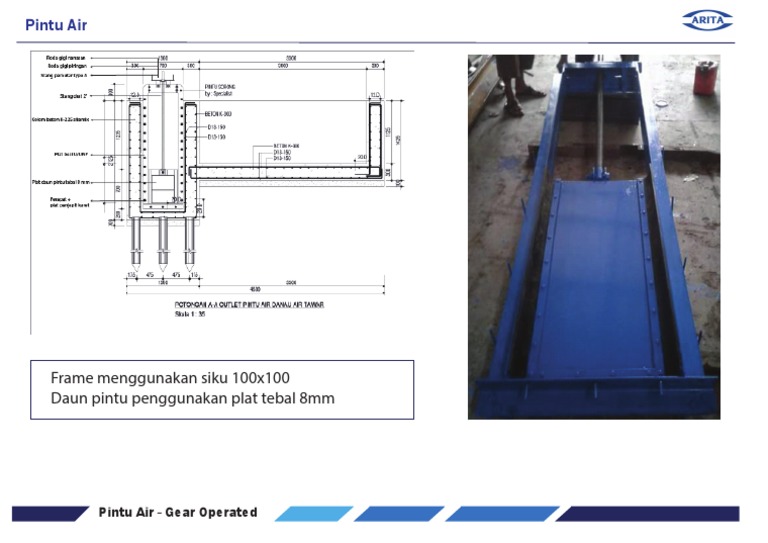 Pintu Air - Gear Operated | PDF