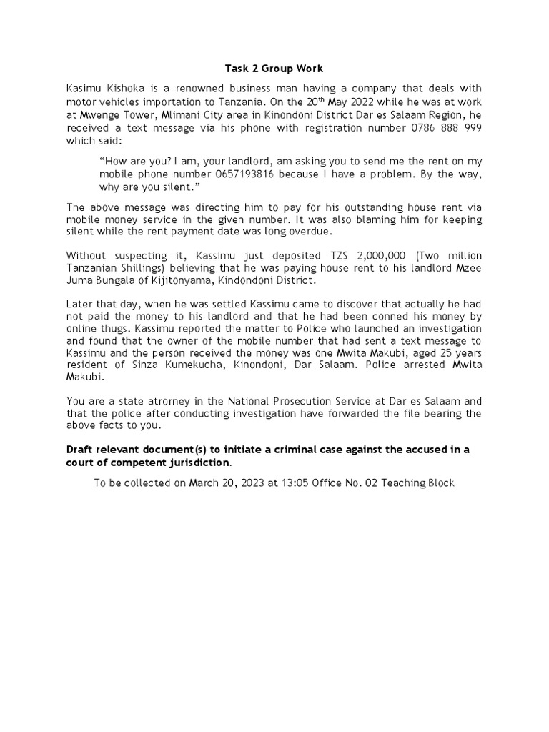 Task 2 Group Work | PDF