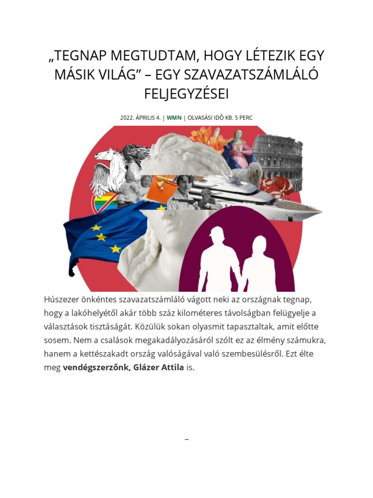 Glázer Attila WMN Cikk | PDF