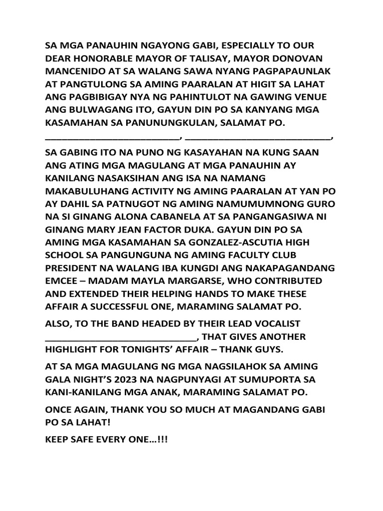 Closing Remarks | PDF