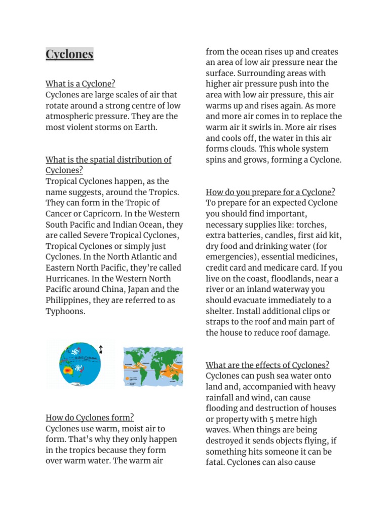 Information Report | PDF | Tropical Cyclones | Tropics