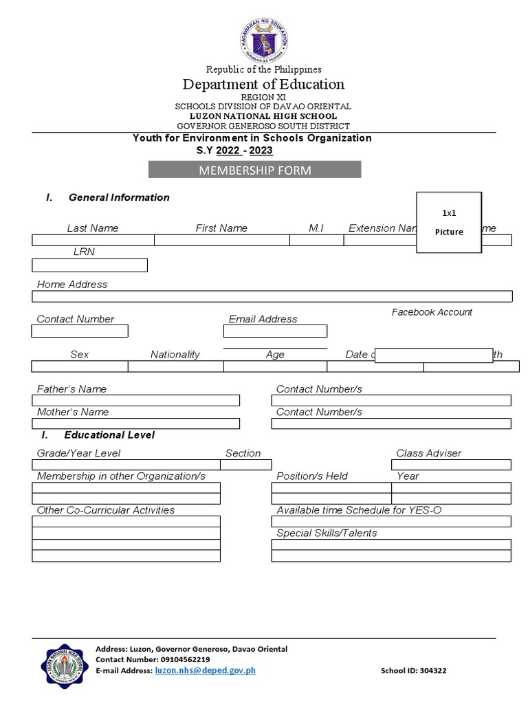 Forms Mem - Form Registration Form Copy (Repaired) | Download Free PDF ...