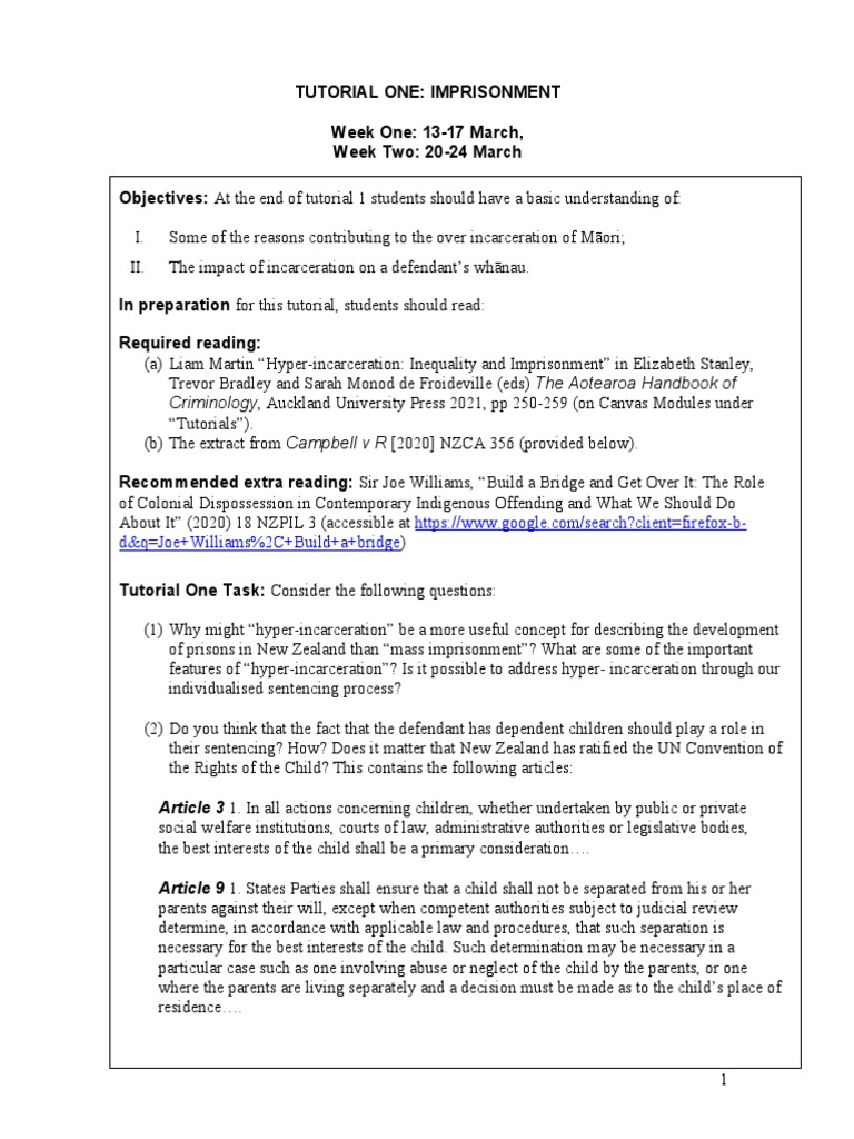 Crim Tutorial1 | PDF | Grandparent | Family