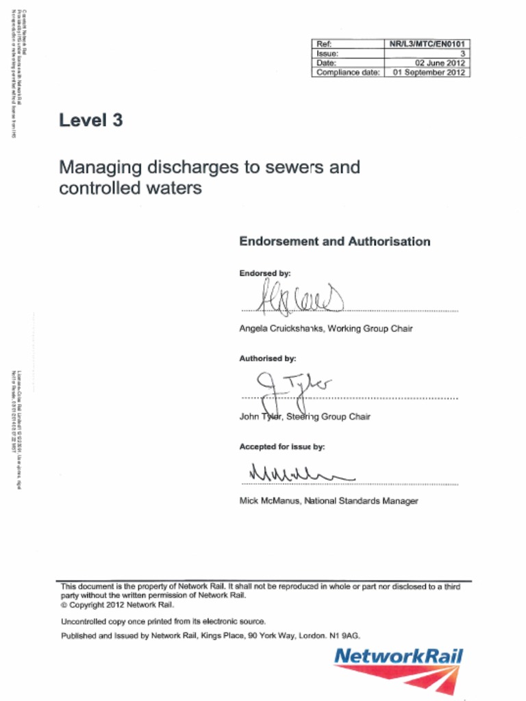 NR L3 MTC EN0100 Waste Management | PDF | Storm Drain | Sewage