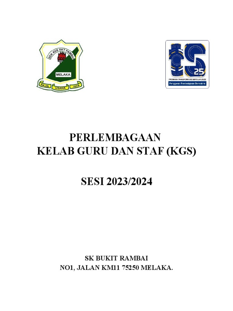 Perlembagaan KGS 2023 2024 | PDF