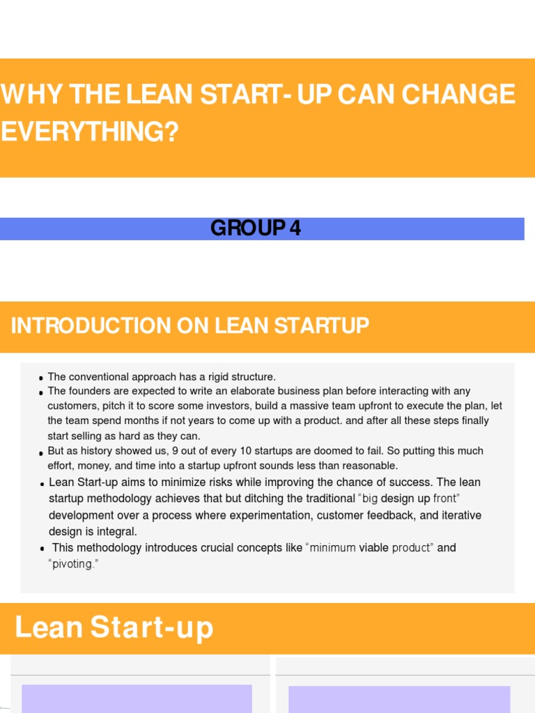 Lean Start-Up PDF | PDF
