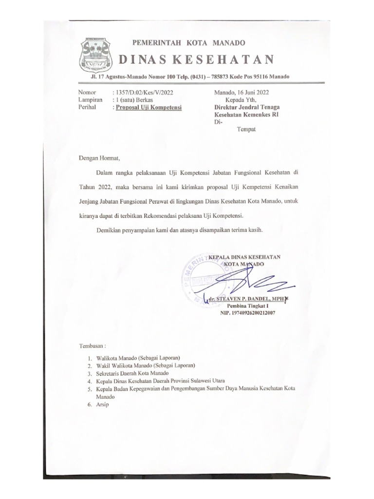 Proposal Ukom Perawat 2022 | PDF