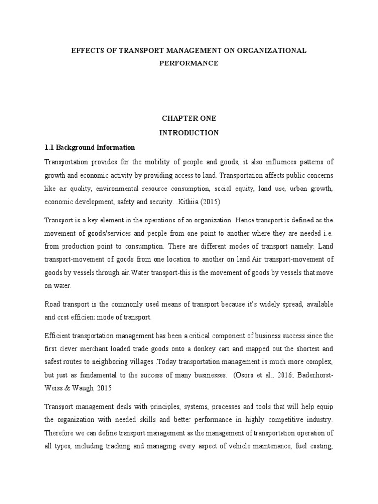 PROJECT - Docx Finale | PDF | Logistics | Transport