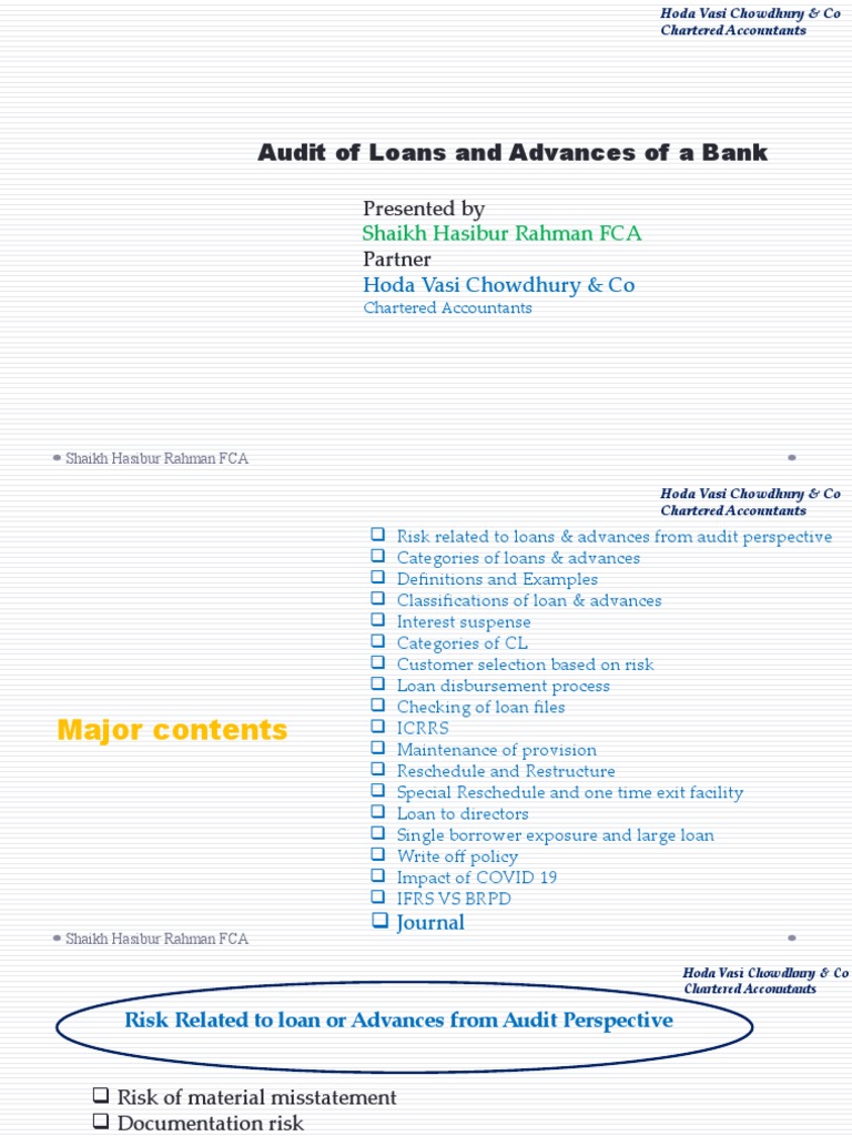 Loans and Advances Final Version 2 Powerpoint | PDF | Loans | Banks