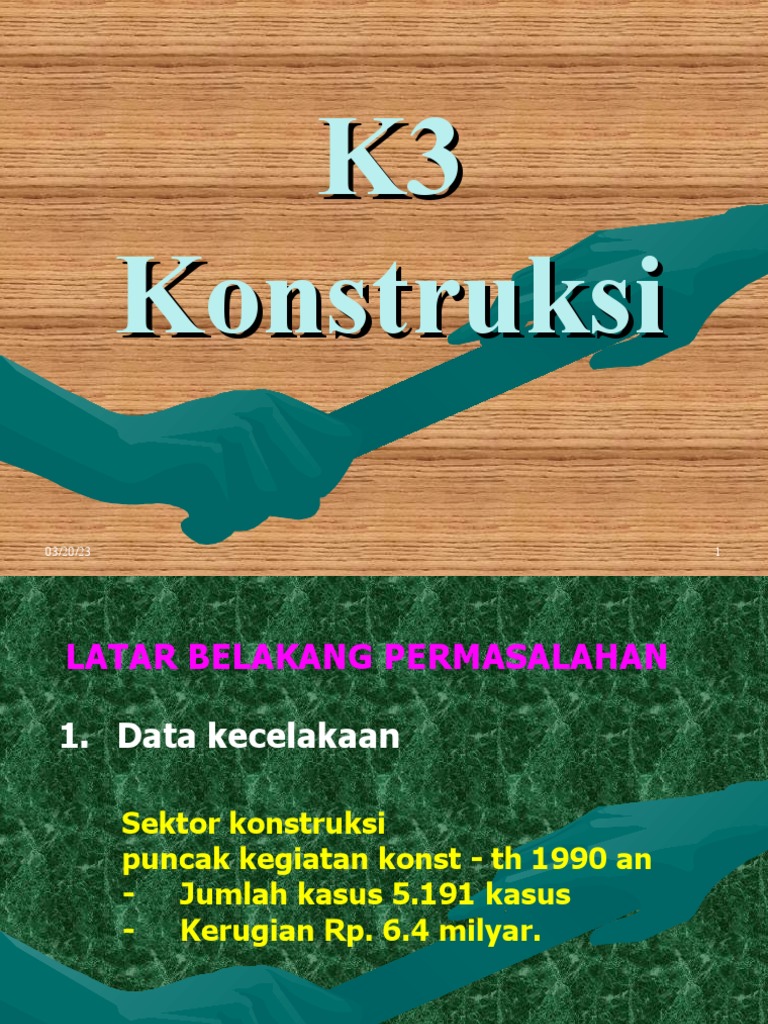 Materi Training K3 Konstruksi Pdf