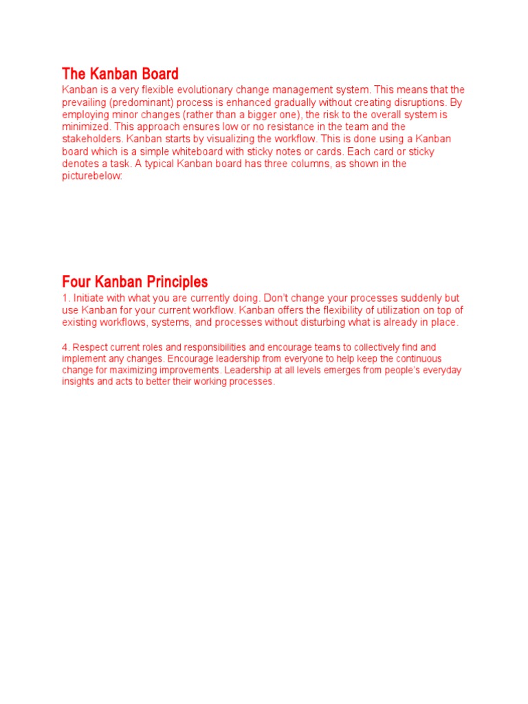 Kanban 4 | PDF
