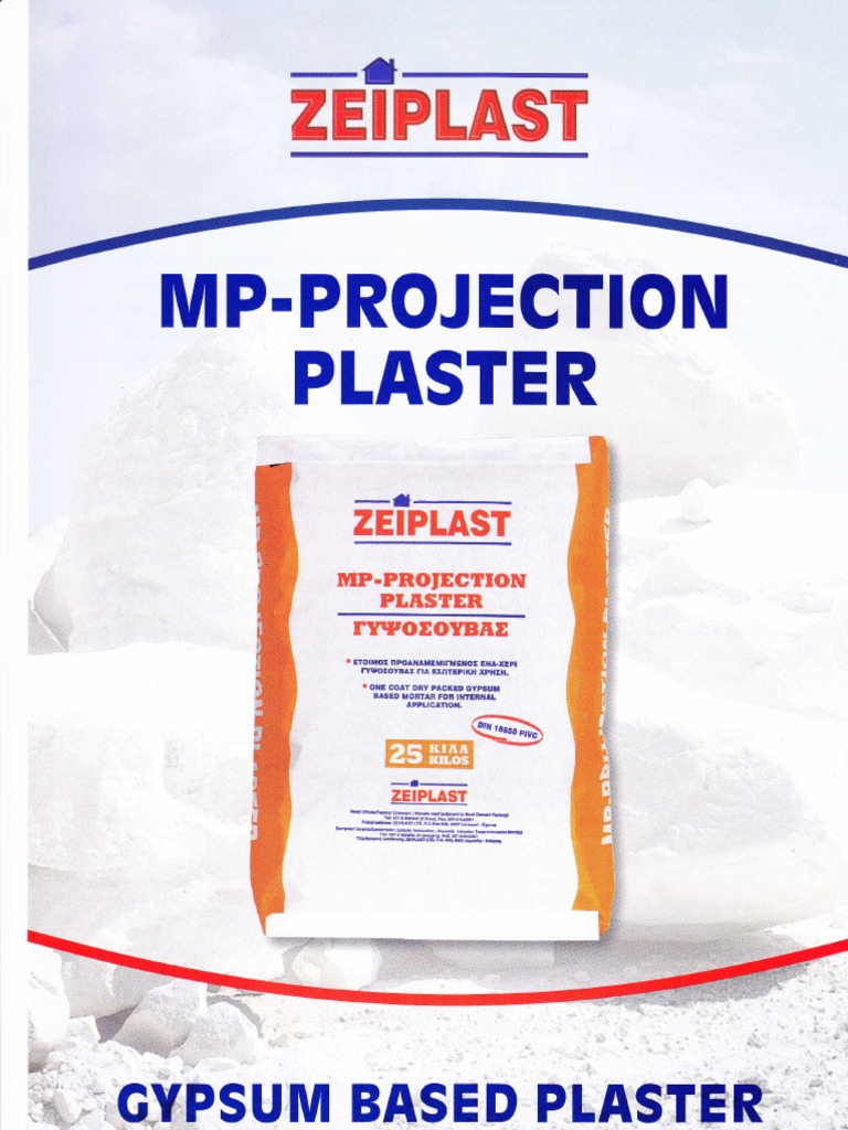 MP Projection Plaster Brochure EN | PDF | Plaster | Concrete