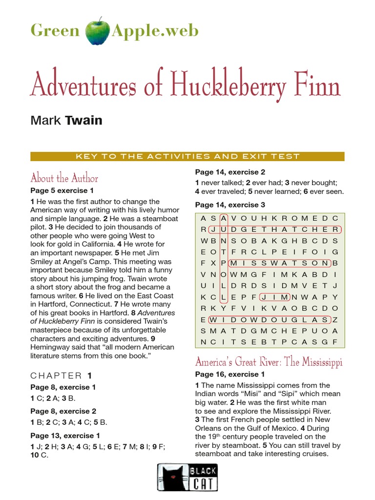 Huckleberry Keys | PDF | Huckleberry Finn | Mark Twain