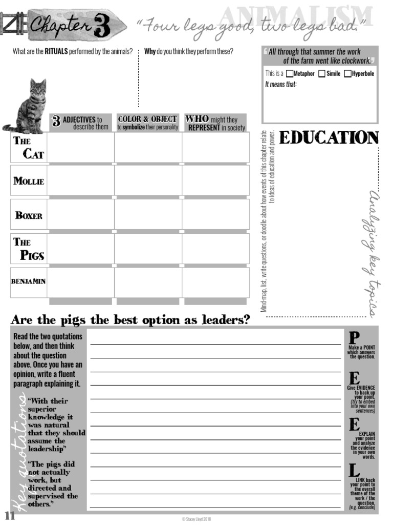 Animal Farm 3 AK SHEET | PDF | Cognition