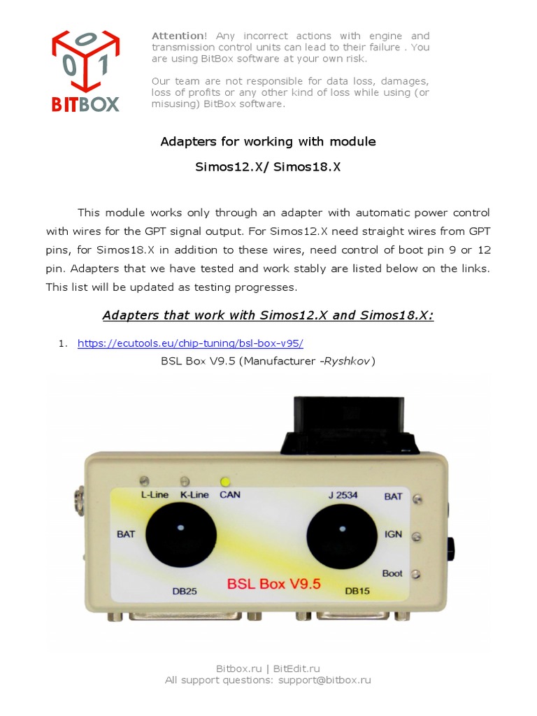 Simos Adapters | PDF | Computer Science | Manufactured Goods