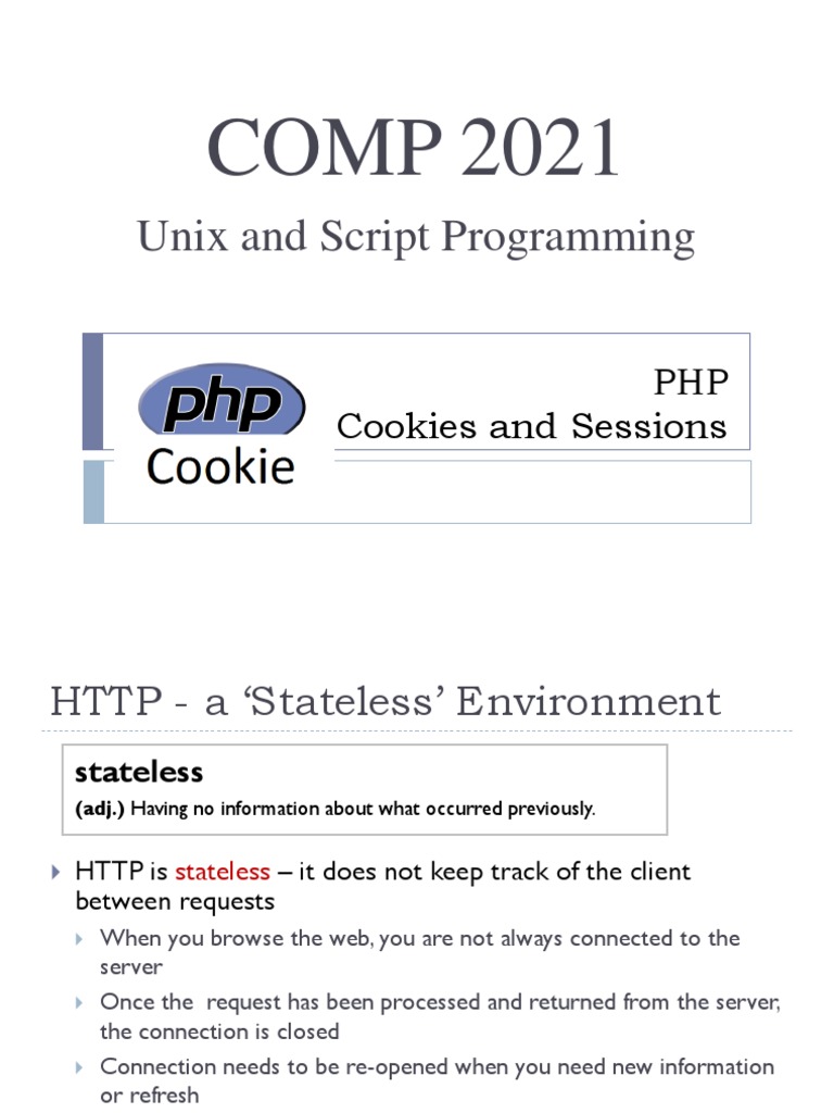 PHP Cookies and Session | Download Free PDF | Http Cookie | Hypertext Transfer Protocol
