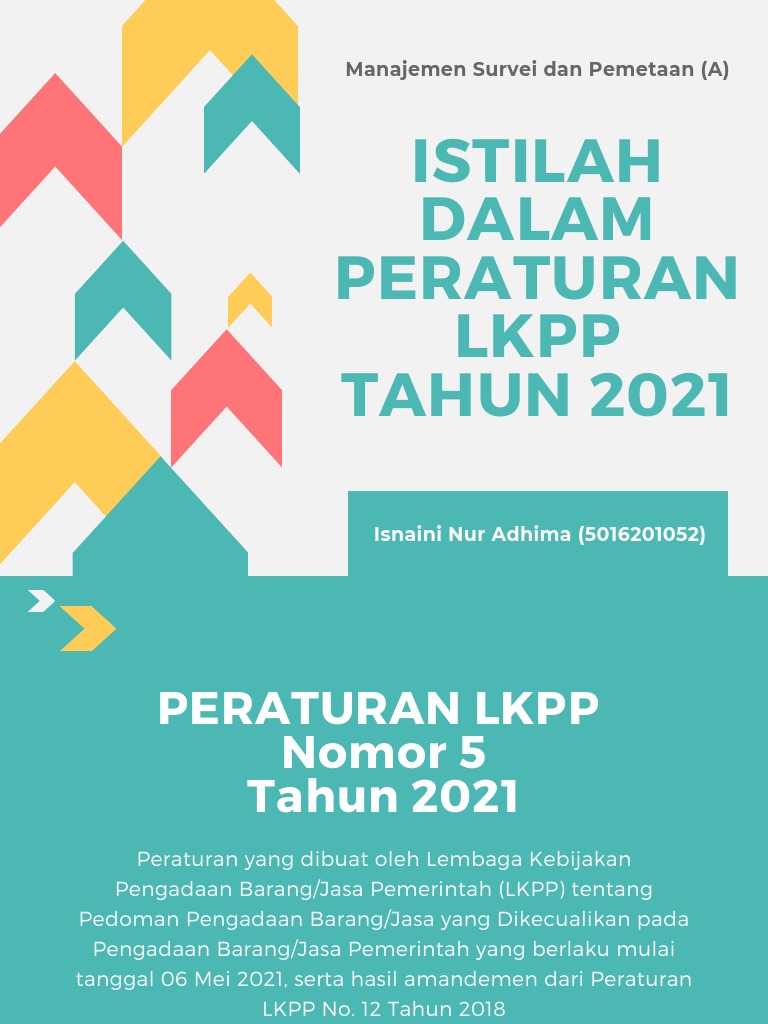 Peraturan LKPP Tahun 2021 Dan Pedoman Standar Minimal Inkindo 2023 | PDF