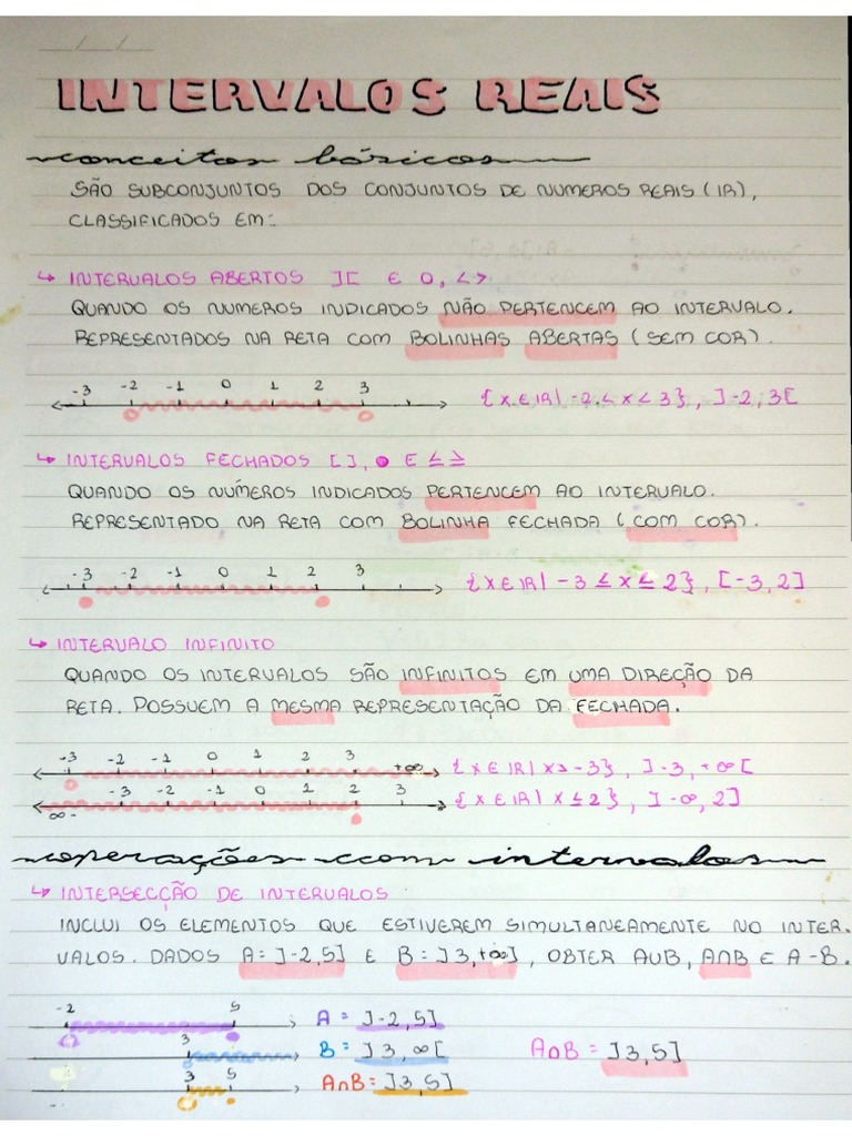 Intervalos Reais | PDF