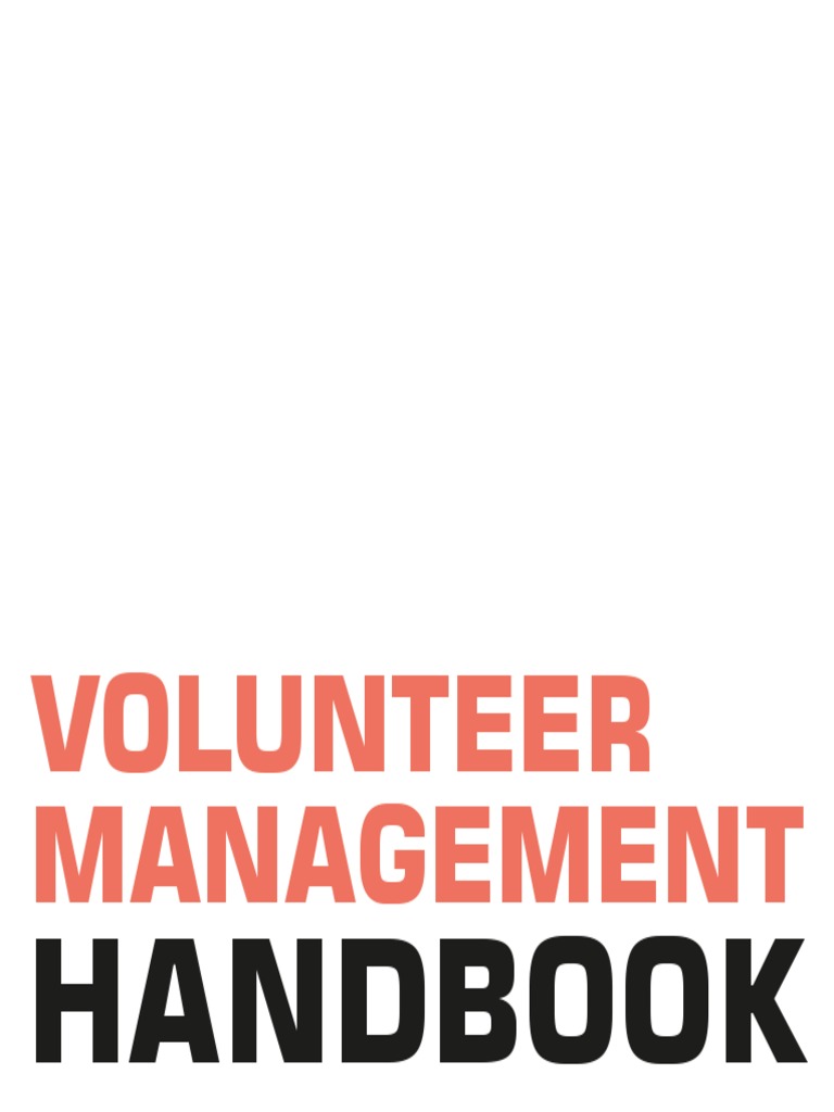 VOLUNTEER MANAGEMENT HANDBOOK 2nd Editio | PDF | Volunteering | Learning