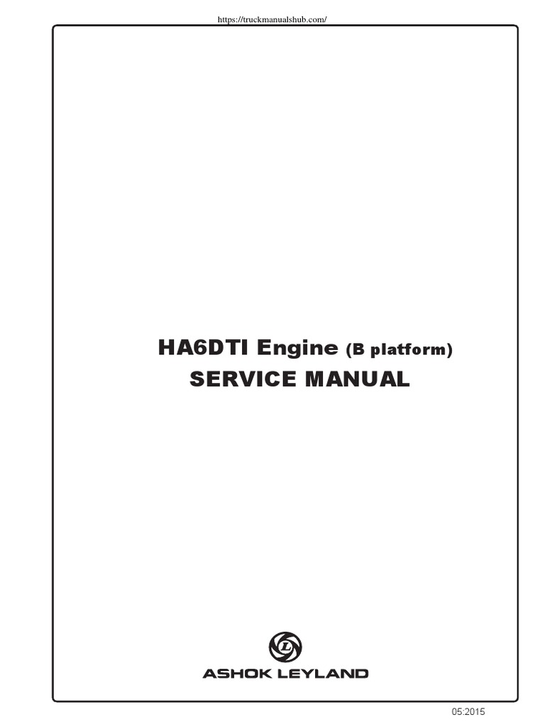 Ashok Leyland HA6DTI Engine Manual | PDF | Piston | Pump