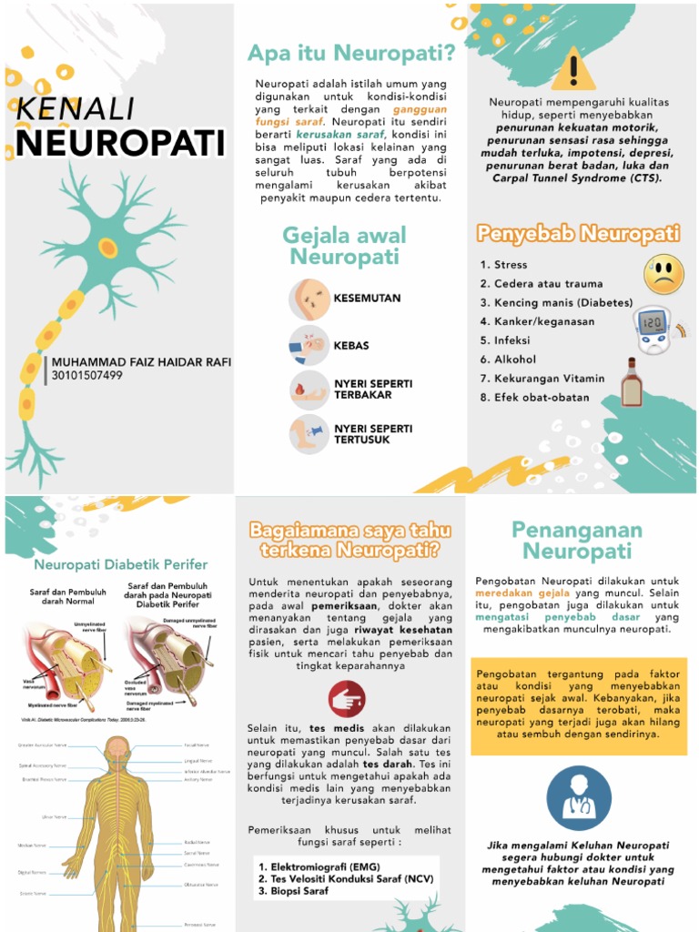 Leaflet Express Neuropati Rafi | PDF