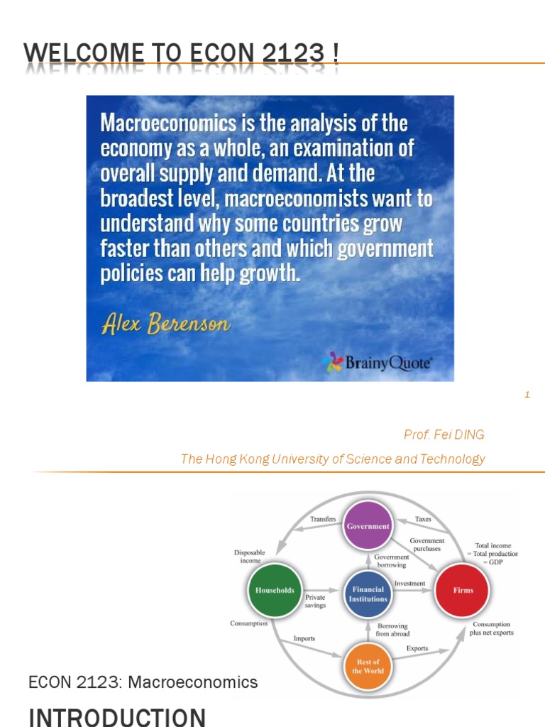 2123 ch00 | PDF | Macroeconomics | Economics
