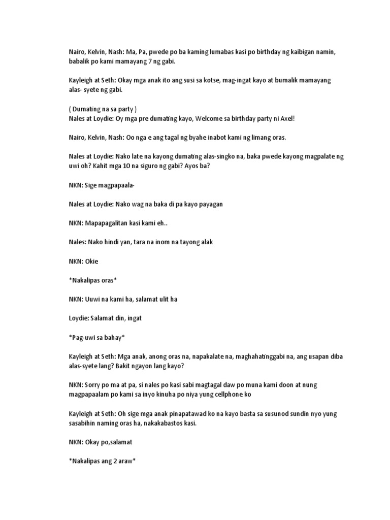 CL Script Roleplay | PDF