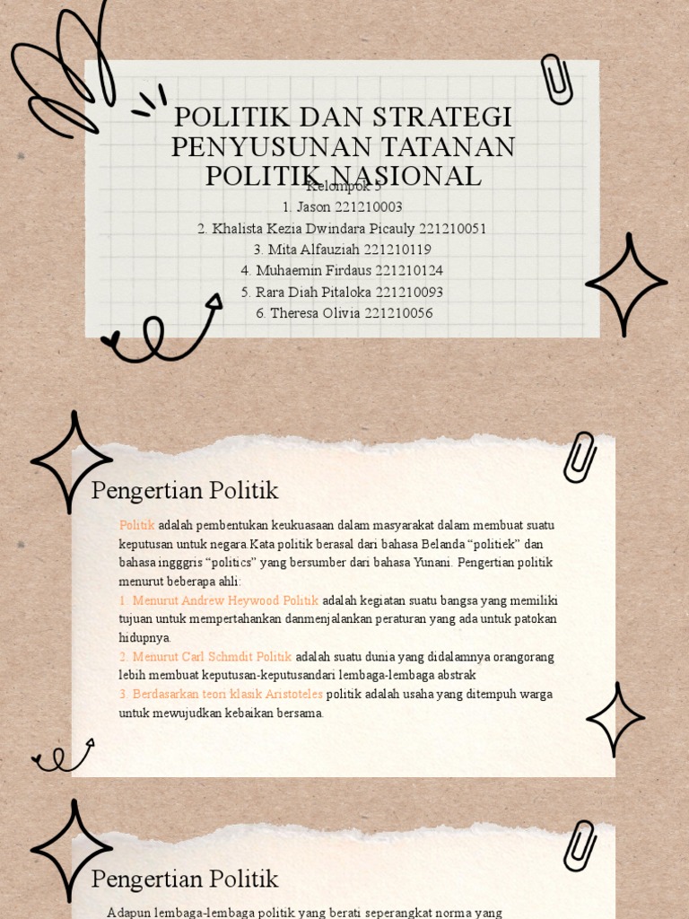 Politik dan Strategi Nasional | PDF